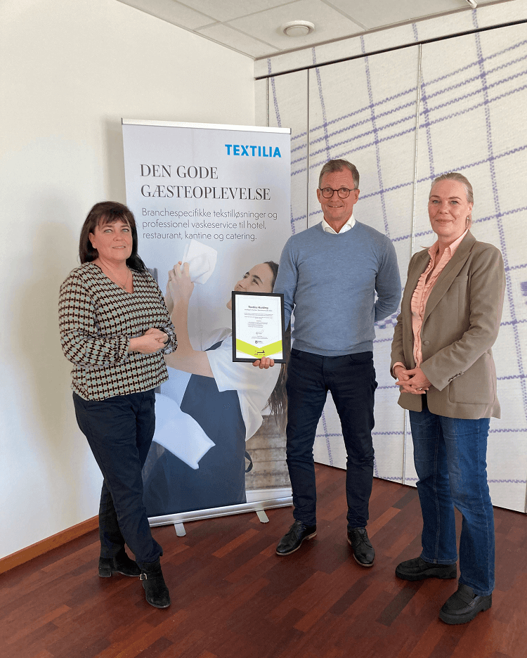 Vaskeri i Kolding modtager pris for at tage socialt ansvar - Textilia